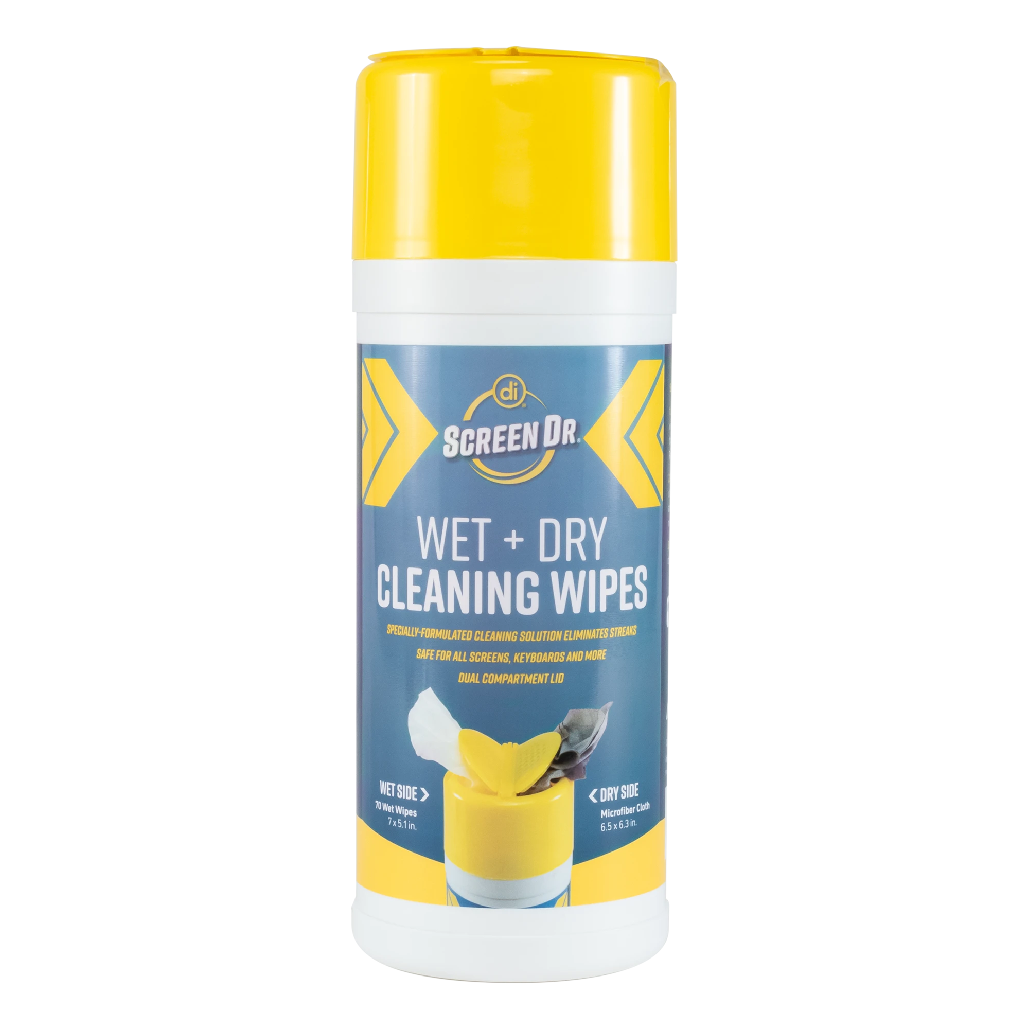 ScreenDr Wet/Dry Streak-Free Wipes, 70-pack – DI Digital Innovations